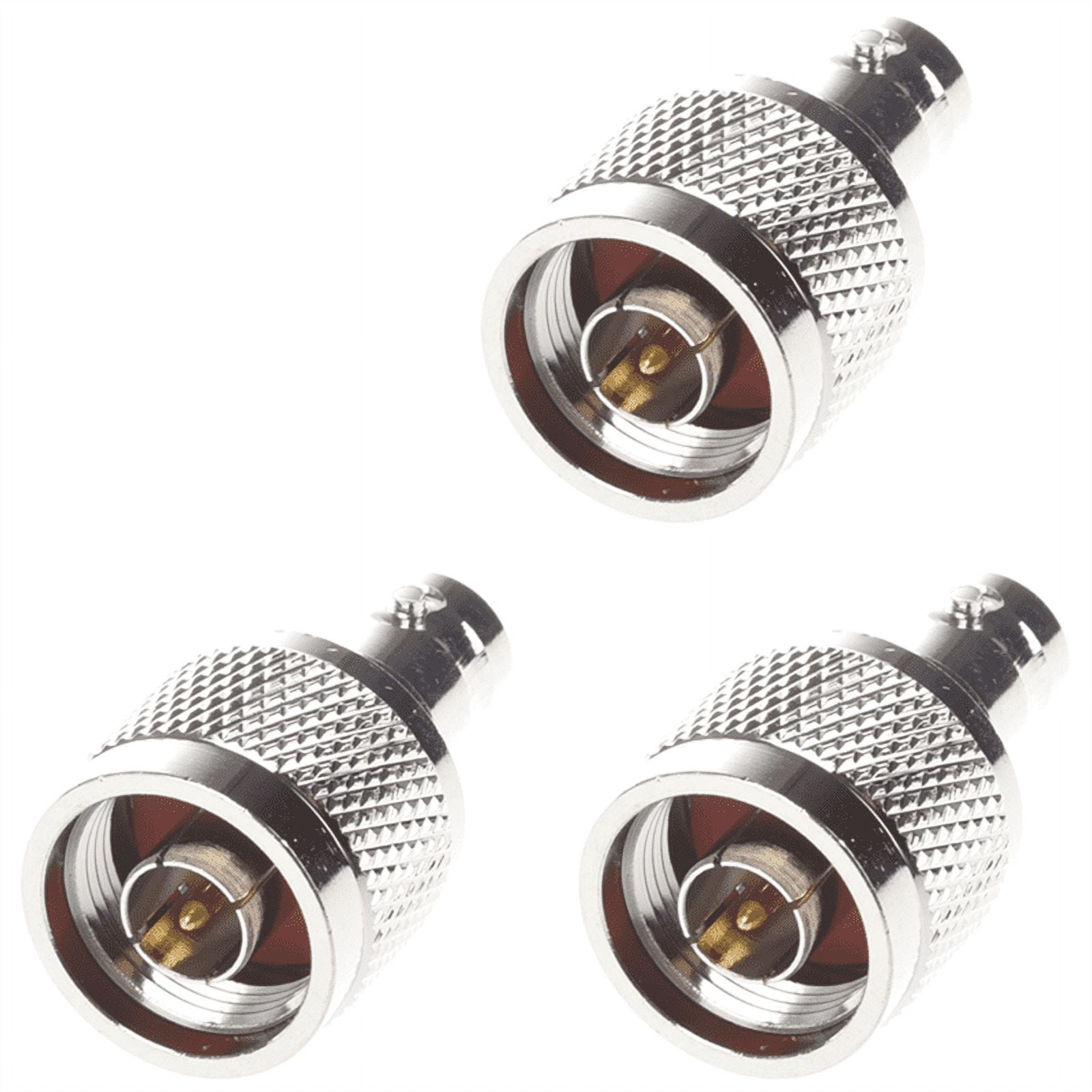 3X Conector Recto de Tipo N Macho A Clavija Hembra BNC | Walmart en línea