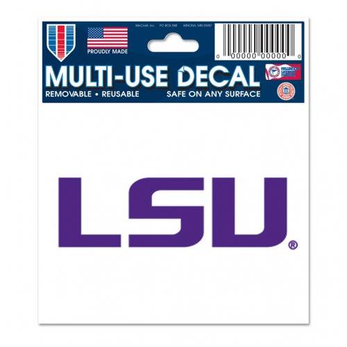 Louisiana State Lsu Tigers 3x4 Logo Decal - Walmart.com - Walmart.com