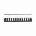 Navepoint 1U Horizontal 19-Inch Rack Mount Cable Management Raceway ...