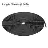 REGALWOVEN Nitrile Rubber Round Seal Strip, Long Hard Solid Rubber ...
