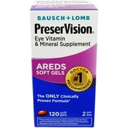 Systane ICaps Eye Vitamin & Mineral Supplement, AREDS 2 Formula, 120 ...