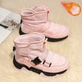 Boys Girls Camo Winter Boots Kids Platform Antislip Hiking Snow Booties ...
