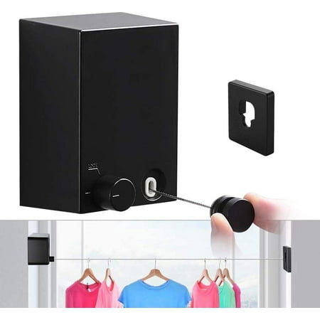 HUACA Retractable Clothesline Indoor Clothes Lines retracting | Heavy ...