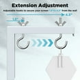 Universal Projector Screen Ceiling Mount, Wall Hanging Mount L-Brackets ...