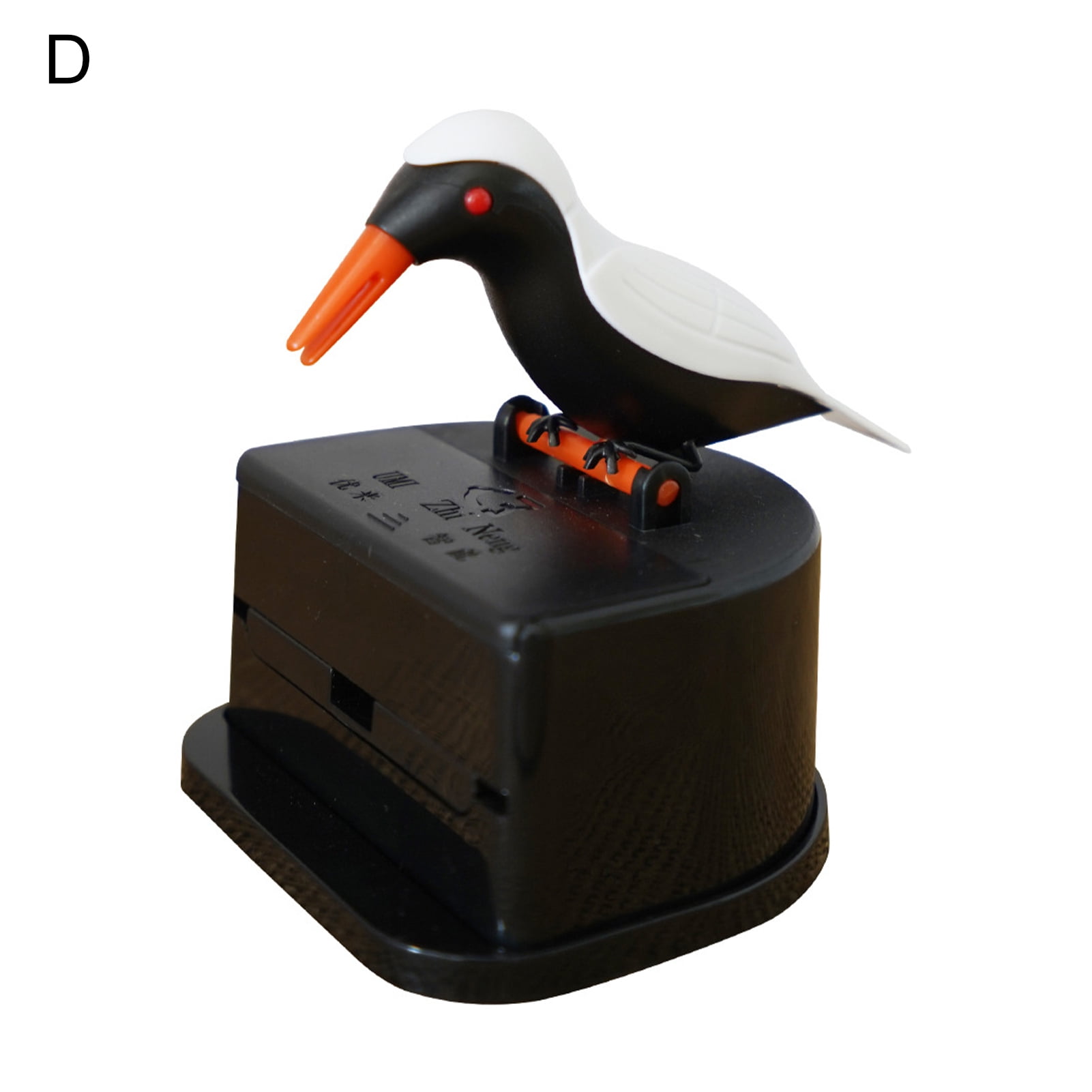 Hloma Toothpick Container Clean Push-on Design Large Capacity 3D Bird ...