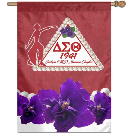 Merek Outdoor Flag Family Del-ta Sig-ma The-ta Garden Flag Banner ...