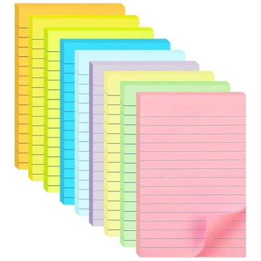 Post-it Super Sticky Notes, 4x6 in, Miami Collection, 5 Pads/Pack ...