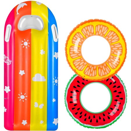 balnore Pool Floats for Kids – 3Pcs Inflatable Pool Toys | Fun Pool ...