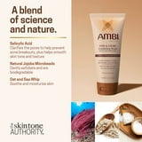 AMBI Even & Clear Exfoliating Face Wash - Acne Skin Scrub, Dark Spots ...