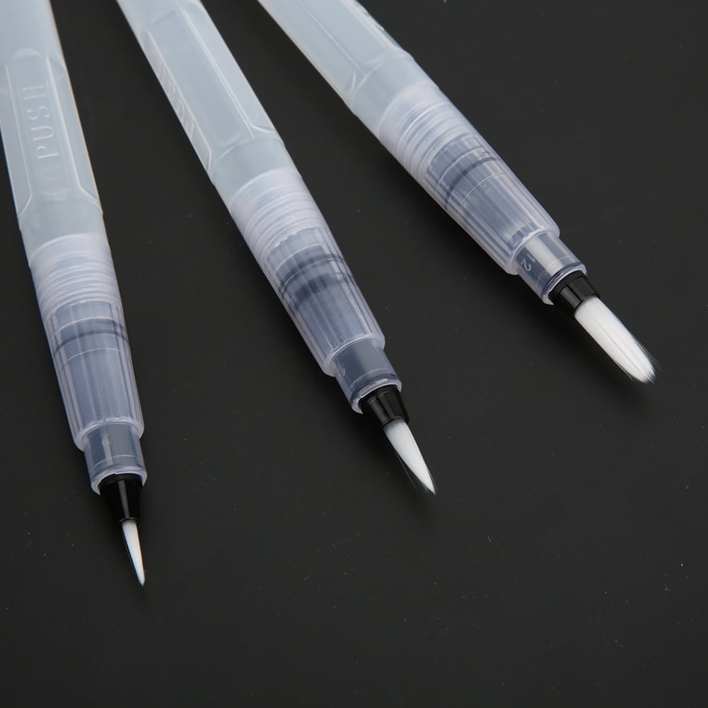 Pluma de acuarela ANGGREK pluma suave pequeña para almacenamiento de ...