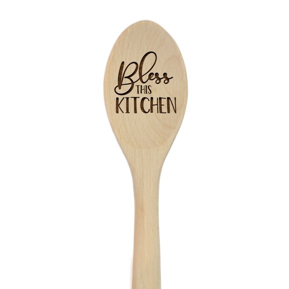 Koyal Wholesale 12-inch Laser Engraved Wooden Mixing Spoon, I Have No ...