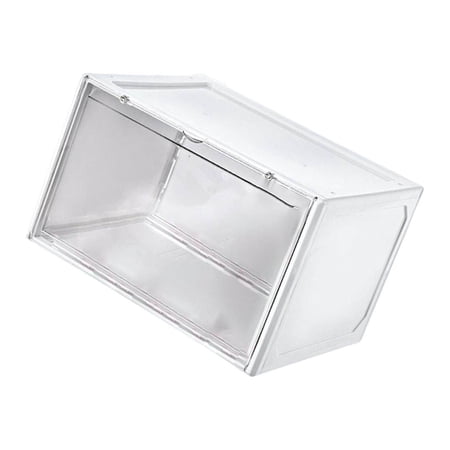 Free Standing Shoe Box Space Saving box stackable display Stackable ...