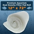 "Master Pet Supply Premium Aquarium Filter Pad Roll, 12""x72"" Cut-to ...