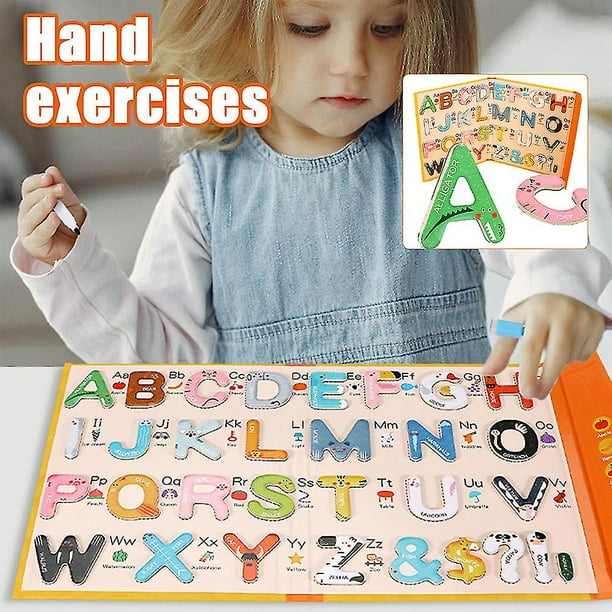 Rompecabezas de letras del alfabeto Jumbo, forma de Color ...