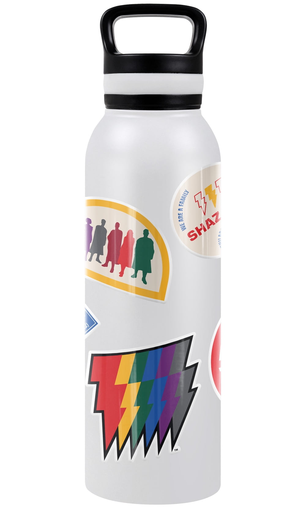 Shazam! Fury of the Gods Official Shazamily Stickers 24 oz Insulated ...