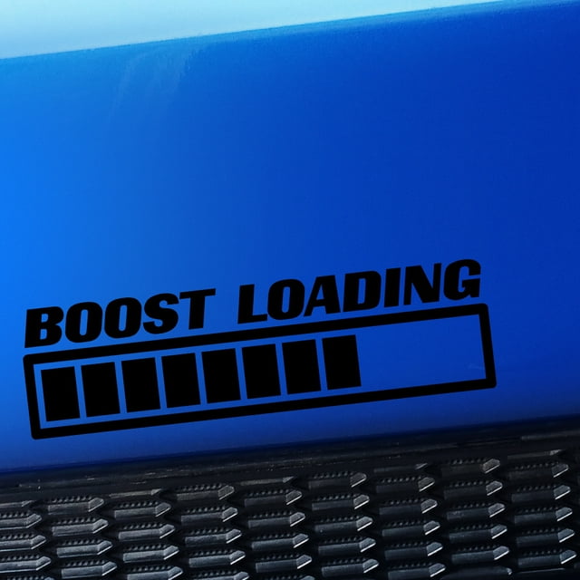 Boost Loading - Vinyl Decal - Choose Color - [BLACK] - Walmart.com