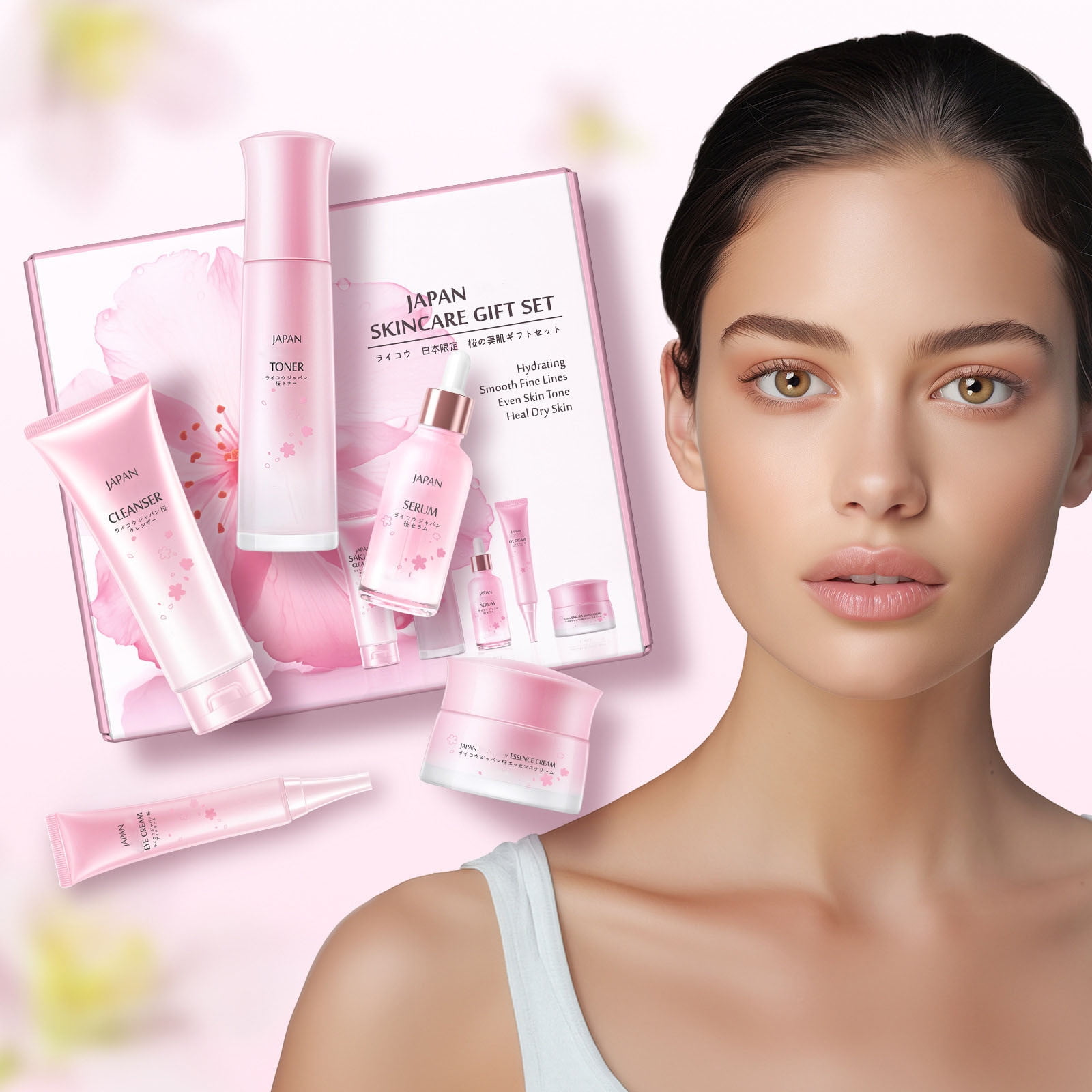 Set de Cuidado de La Piel Ganfancp 5 Piezas Crema para Ojos Crema ...