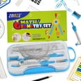 Geometry Tool Kit with Compasses, Protractor, Pencil, Eraser, Sharpener ...