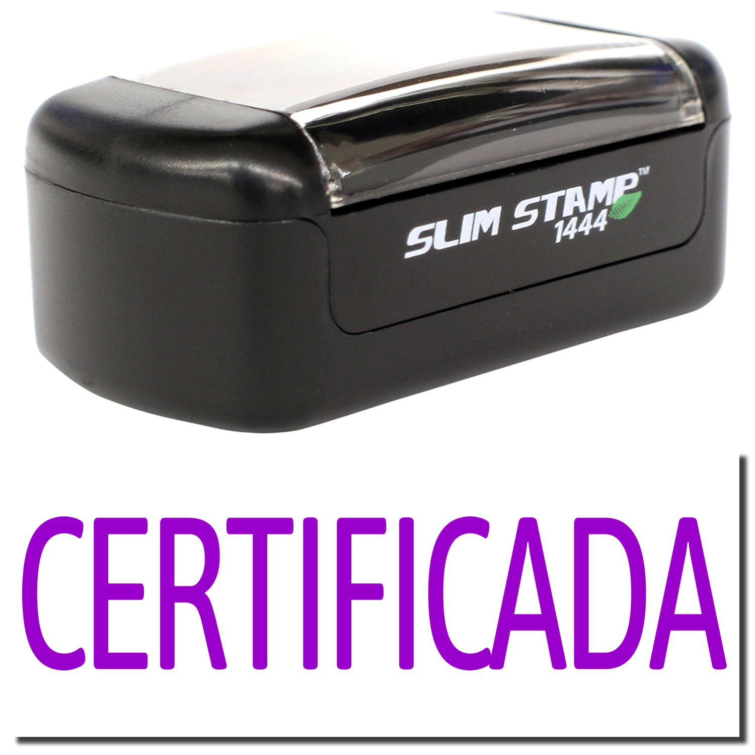 Slim Pre-Inked Certificada Stamp, Slim 1444, Ultra Slim Design ...