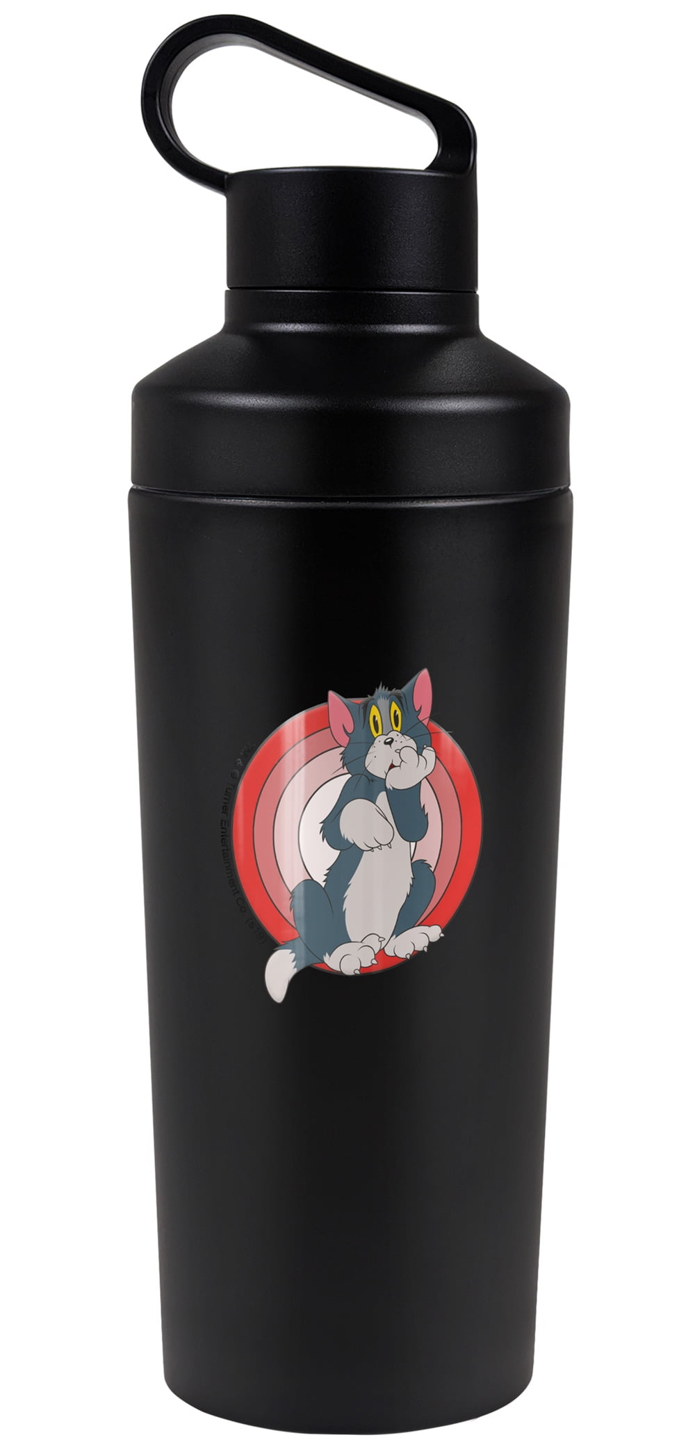 Tom And Jerry Official Tom Character 18 oz Insulated Water Bottle, Leak ...