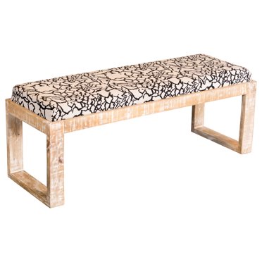 3R Studios Mango Wood Entryway Bench - Walmart.com