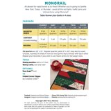 Monorail Table Runner Plus Quilts Pattern by Atkinson Designs - Walmart.com