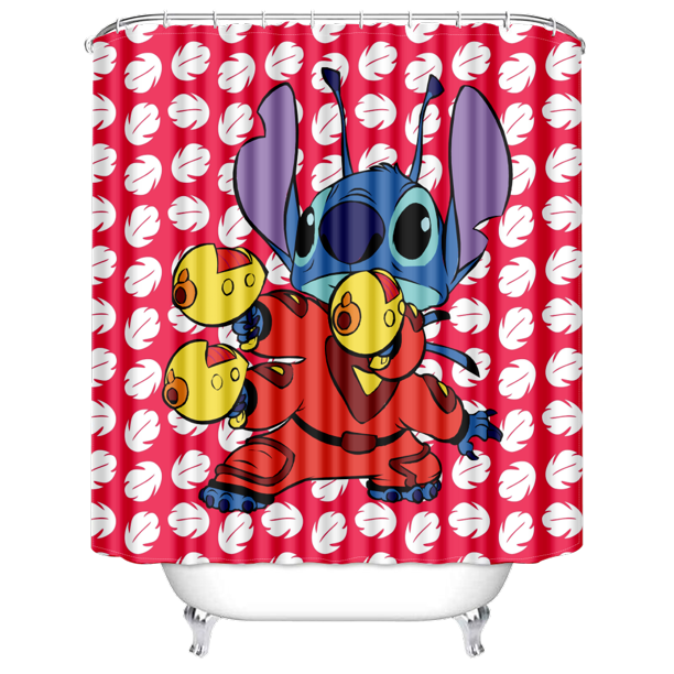 Lilo and Stitch Waterproof Fabric Shower Curtain,Lilo & Stitch Shower ...