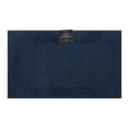 Hotel Style Blue Egyptian Cotton Reversible 21" x 34" Bath Rug ...