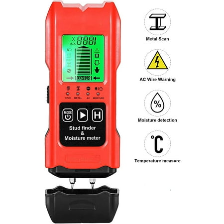 7 in 1 Digital Construction Detector, Electric Metal Detector, Power ...
