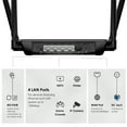 WiFi Router 1200Mbps, 5GHz+2.4GHz WiFi 5 Router 100Mbps WAN/LAN ...