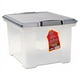Storex Tote Clear Storage Box with Lid - Walmart.com