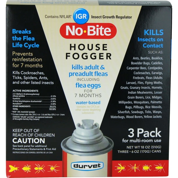 NO BITE IGR HOUSE FOGGER 3PK - Walmart.com - Walmart.com