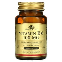 Nature Made Vitamin B-6 100mg Tablets, Essential for Protein and Amino ...