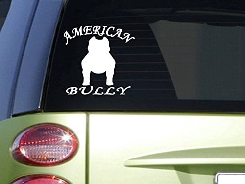 American Bully Monotype Lettering *J147* 6x6 inch sticker decal ...