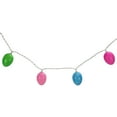 Northlight 10-Count Multi-Color Easter Egg LED String Lights 4.5ft Clear Wire - Walmart.com