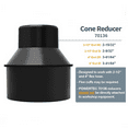4Inch to 2 -1/2inch Dust Collection Hose Cone Reducer Attachment for ...