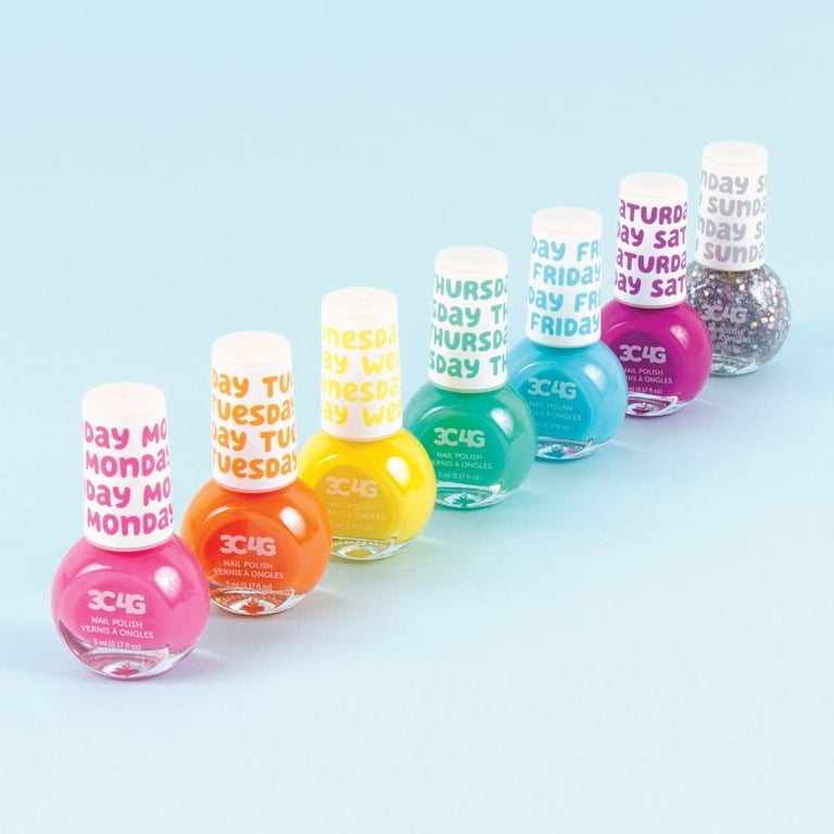 Nail Polish Bottles Rainbow