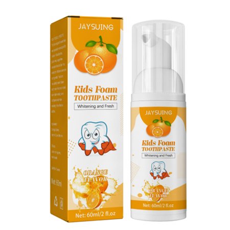 JAYSUING 60ml Kids Foam Toothpaste Teeth Whitening Repair Mousse Gums ...