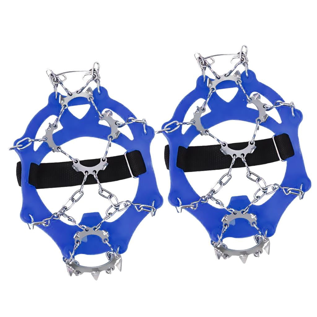 Ice Snow Grips, Traction Cleats Ice Cleats with 13 Spikes for Walking ...