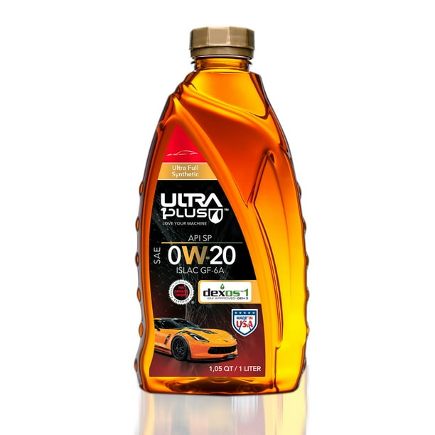 Ultra1Plus™ SAE 0W-20 Full Synthetic Motor Oil, API SP, ILSAC GF-6A ...