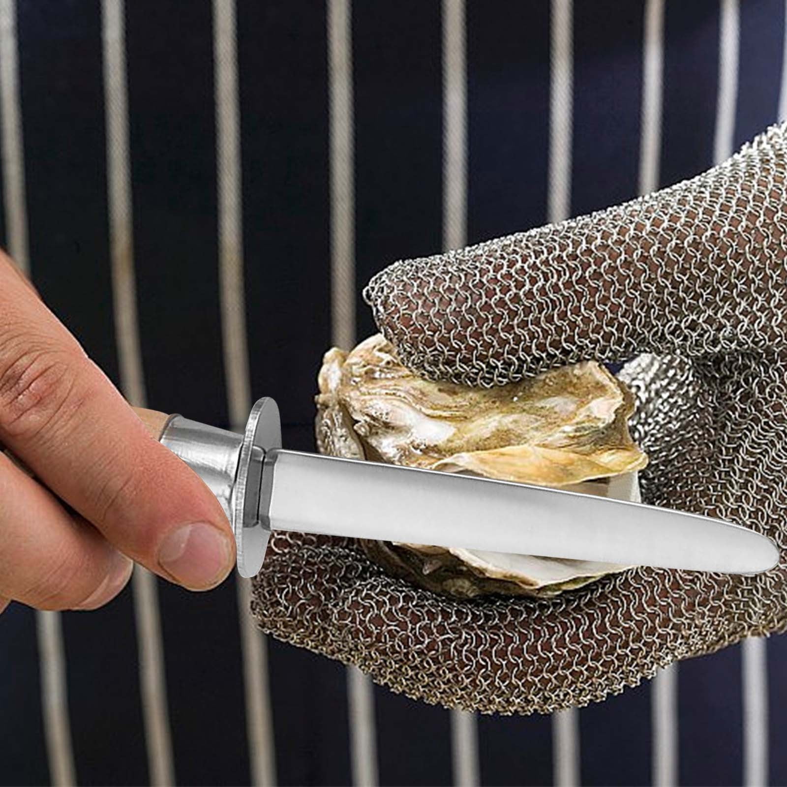 Oysters Oysters Set Easy Oysters Opening Tool Oysters Wooden Base ...