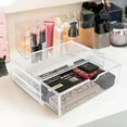Sorbus Interlocking Acrylic Scoop Drawers for Makeup, Jewelry ...