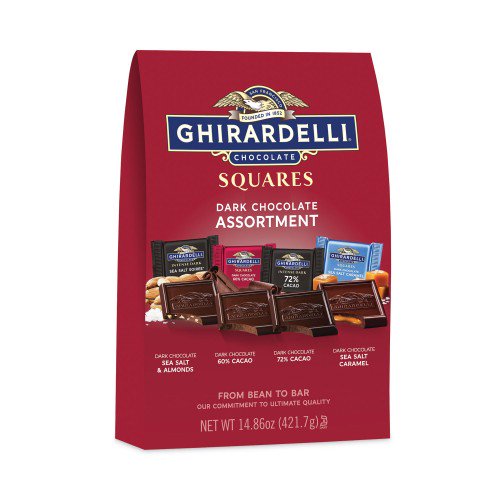 Ghirardelli Squares Premium Dark Chocolate Assortment, 14.86 oz Bag ...