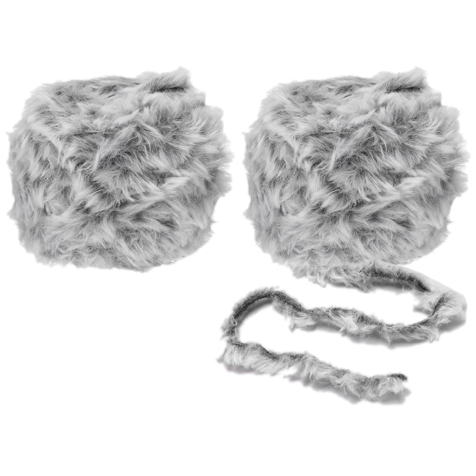 Click here for Uxcell 70yds Faux Fur Yarn 2 Skeins Fuzzy Yarn Cro... prices