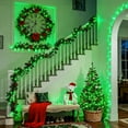 SHIQI-Green Christmas Lights Clear Wire, 66ft 200 LED Green Lights for ...
