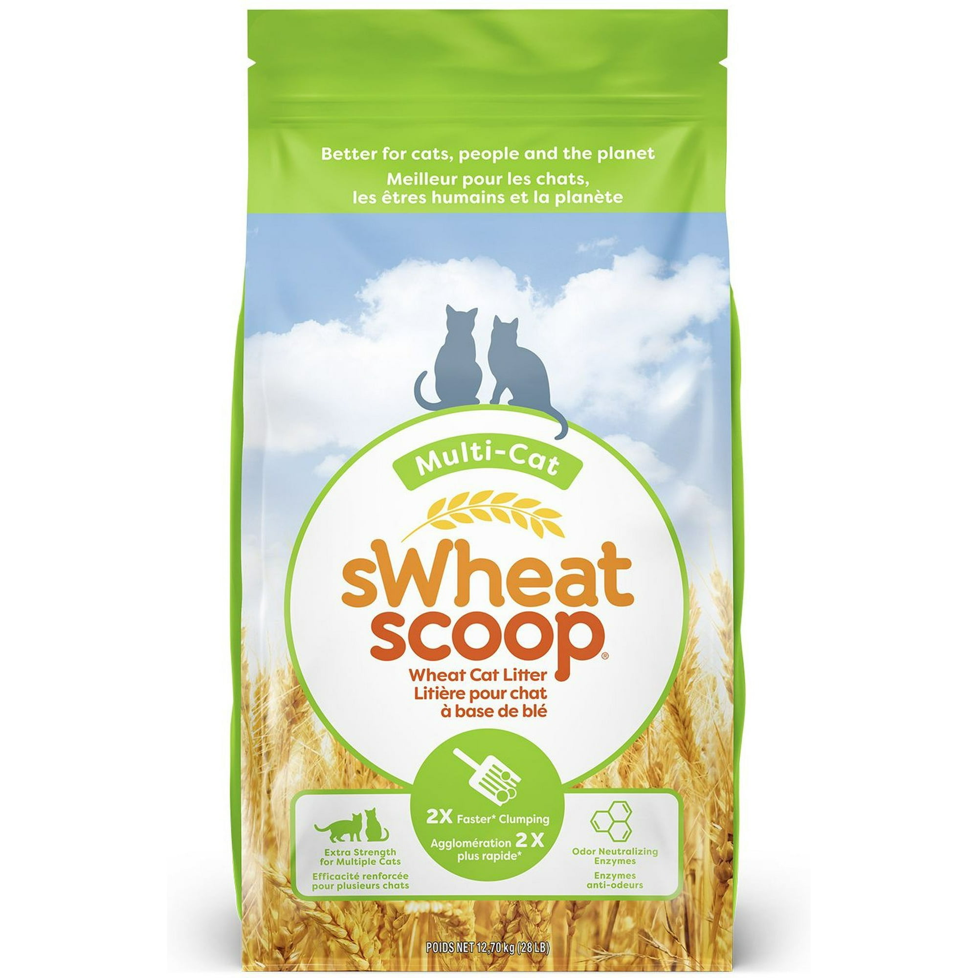 Click here for Swheat Scoop Multi-Cat Unscented Natural Clumping... prices