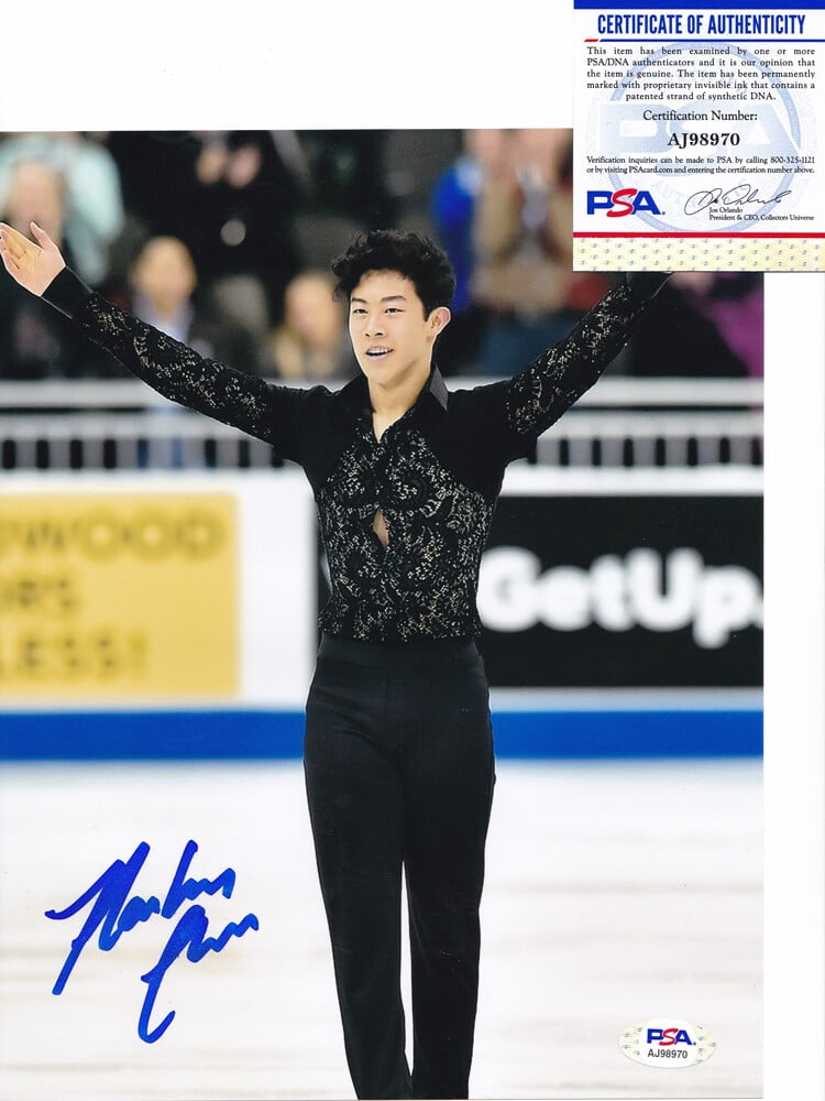 Nathan Chen USA 2022 Olympics Skating Signed Autograph 8x10 Photo PSA ...