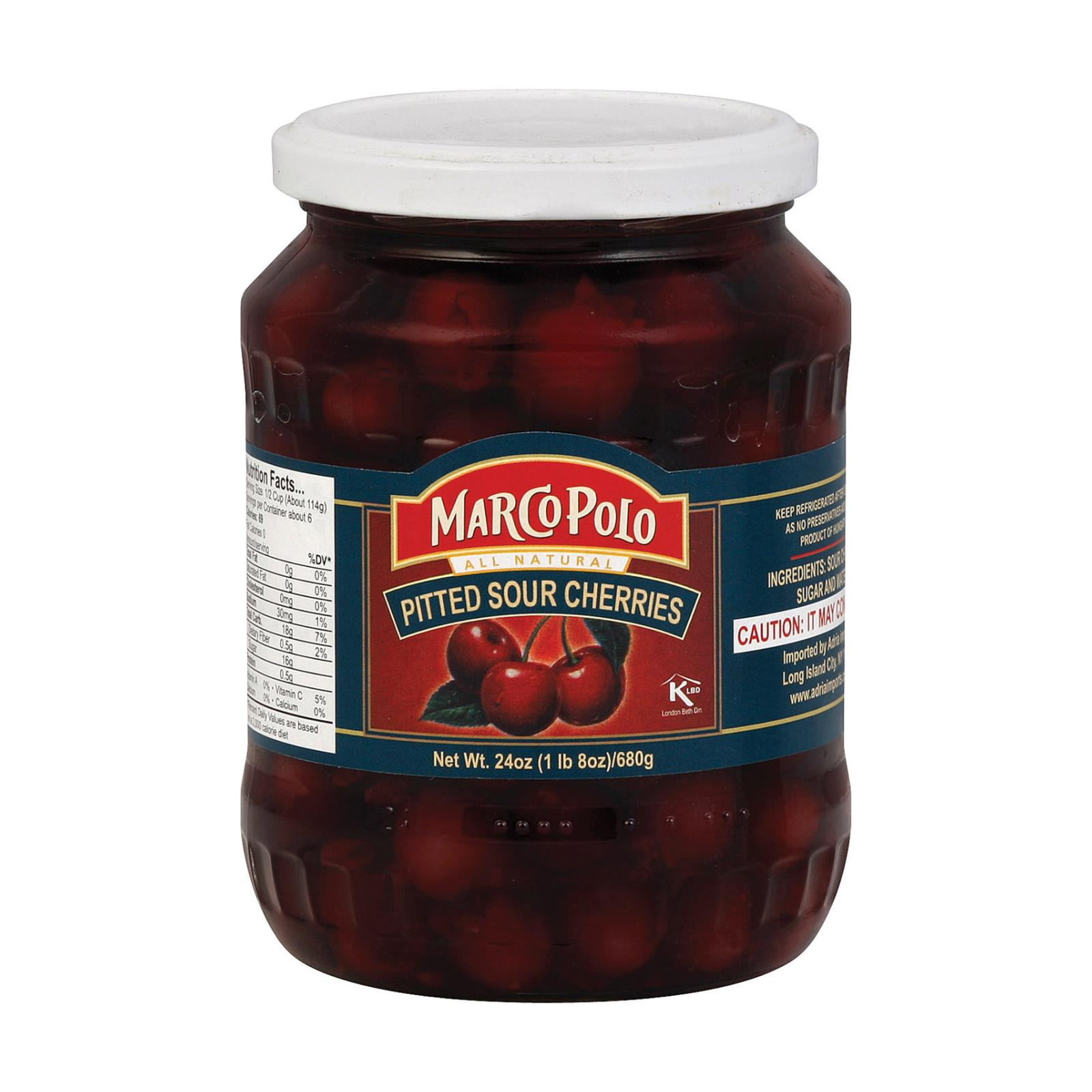 Marco Polo Pitted Sour Cherries - Walmart.com