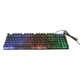 KeyMaster Full Size RGB Backlit Light Keys Gaming Keyboard, Multicolor ...
