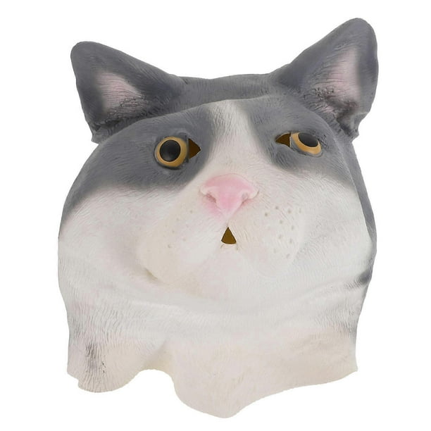 Realistic Cat Mask Latex Multi for Party Use Halloween Costume Mask ...